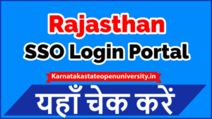 Rajasthan SSO Portal Login Raj SSO ID Online Registration