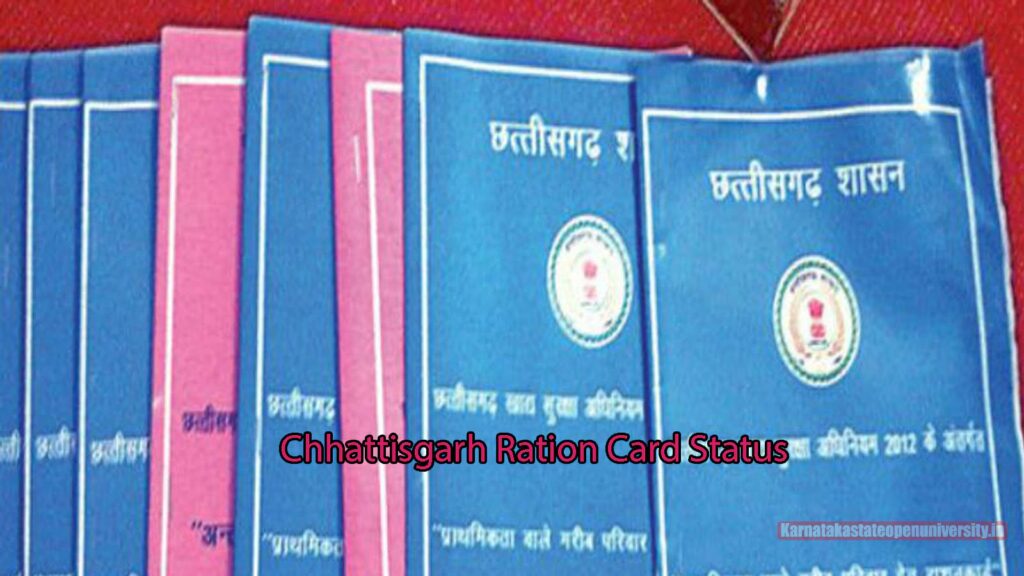 Chhattisgarh Ration Card Status 2025 { Direct Link } Ration Card List ...