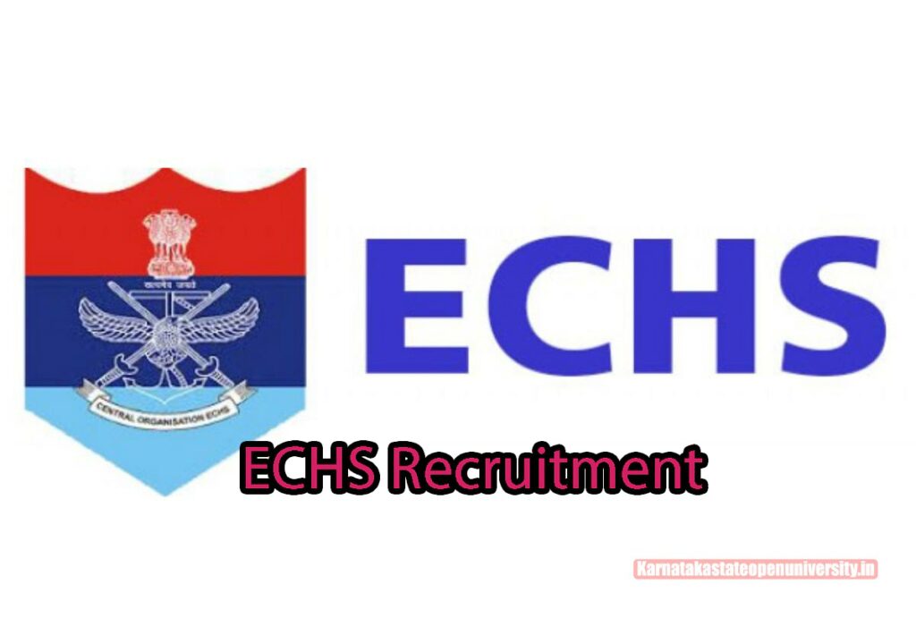 ECHS Recruitment 2025 {Release Soon} Notification, Eligibility Criteria ...