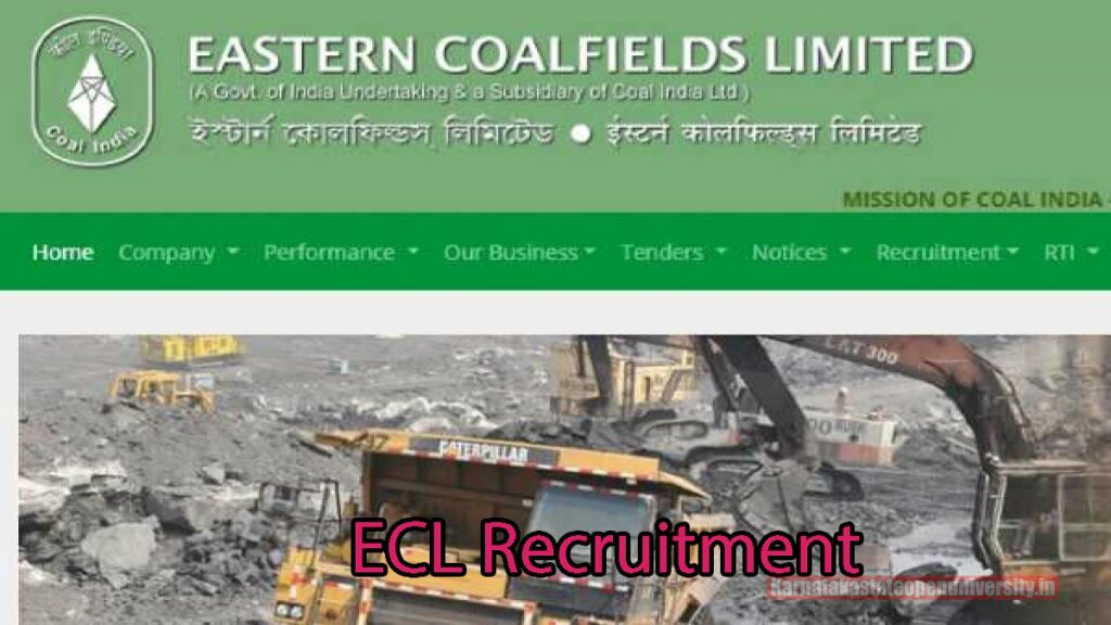 ECL Recruitment 2025 {Out} Apply online for ECL Careers at easterncoal ...