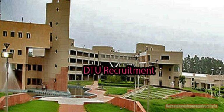 Dtu Recruitment 2025 { Direct Link } Vacancy, Notification Apply Online ...