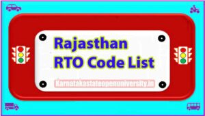 Rajasthan RTO Code List 2025 RJ RTO Code राजस्थान आरटीओ PDF Download ...
