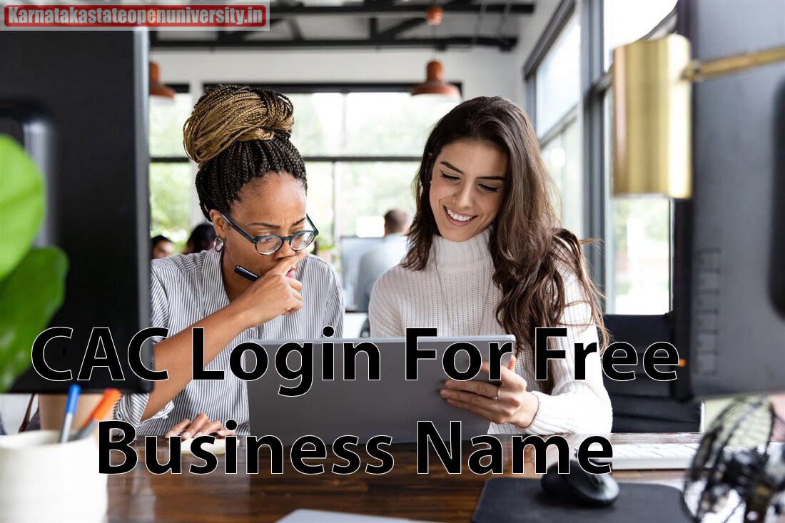 CAC Login For Free Business Name Registration 2025 All Updates