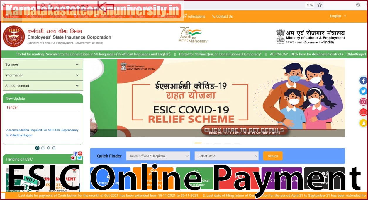 ESIC Online Payment 2025 Generate ESIC Challan, Due Dates, at Direct ...