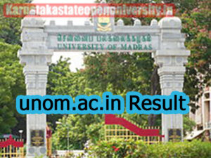 unom.ac.in Result 2025 Link, UG & PG Marksheet Download