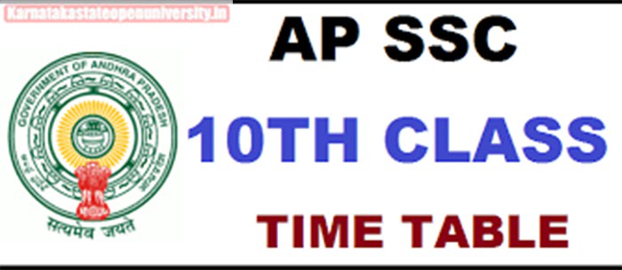 AP 10th Exam Date 2025 Out, AP 10th Class Public Exam Time Table