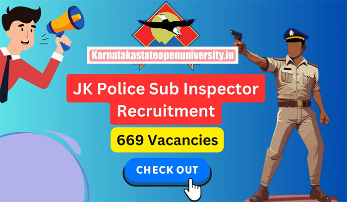 JKP SI Recruitment 2025 Notification, Vacancy, Selection, Official ...