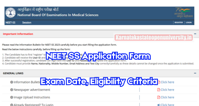 NEET SS Application Form 2025 Notification, Eligibility, Exam Pattern ...